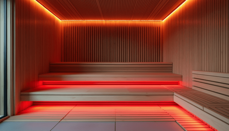 Red Light Infrared Sauna | Red Color Light LED Therapy in Infrared Sauna